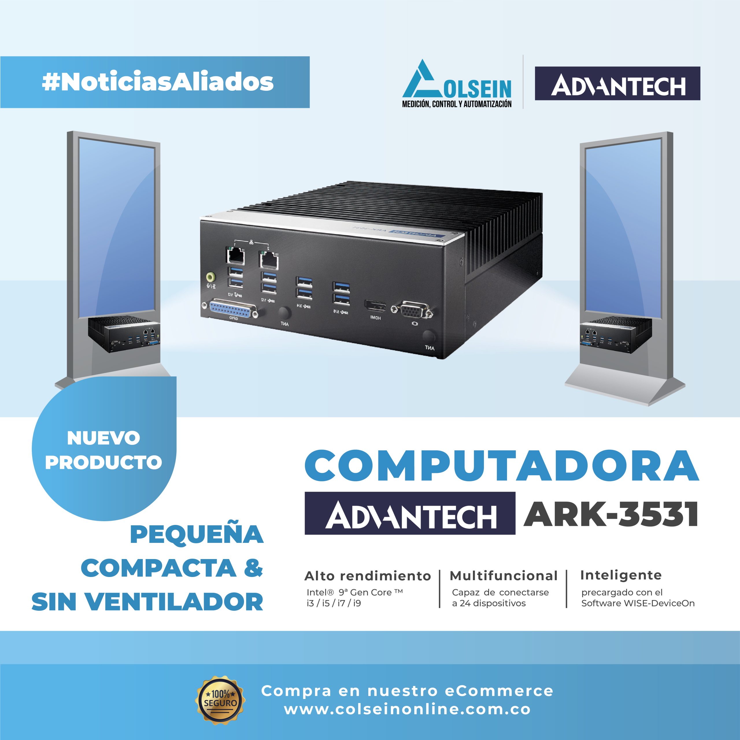 Computadora Advantech ARK-3531 - Colsein Online