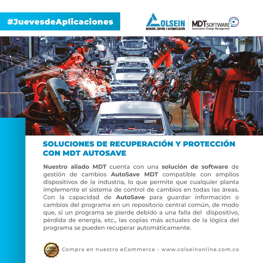 Protección MDT AutoSave - Colsein Online